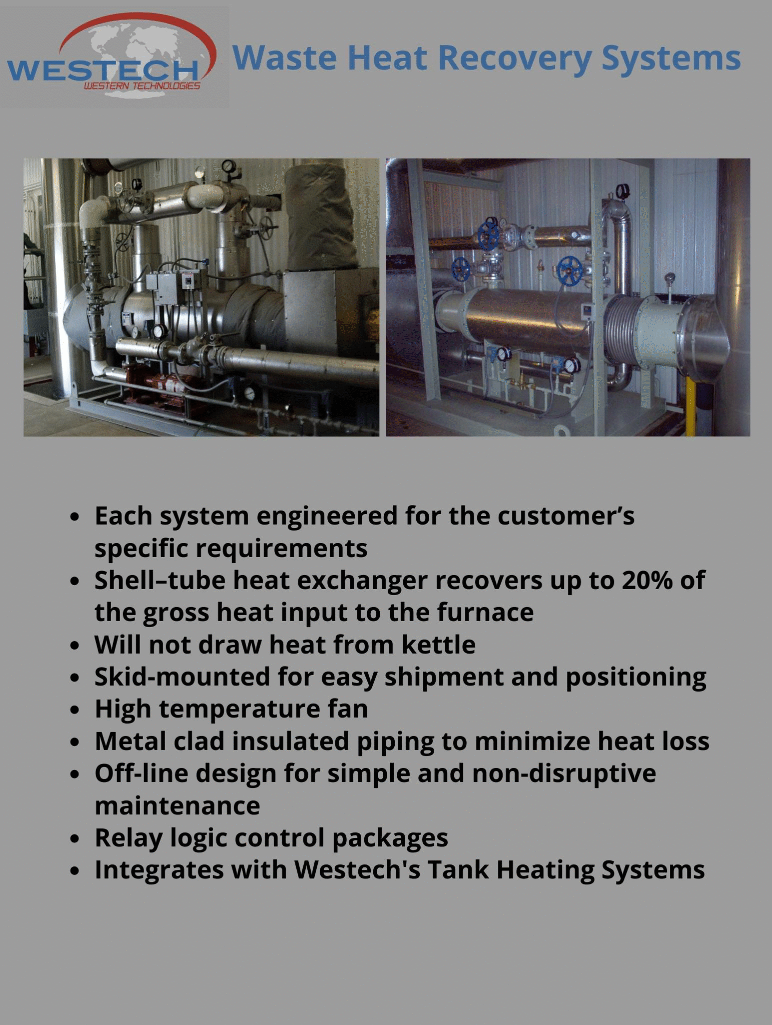 Waste Heat Recovery Systems - Advanced Galvanizing Equipment Manufacturer
